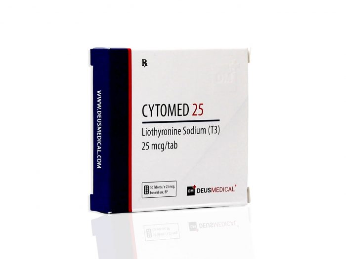CYTOMED 25 (Liothyronine Sodium T3) - 50tabs of 25mcg - DEUS-MEDICAL ...