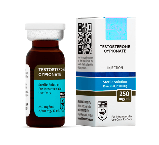 Testosterone Cypionate 250 Mg Ml 10ml Vial Hilma Biocare