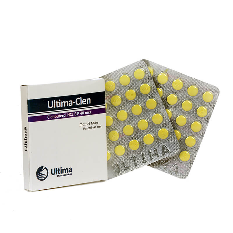 UltimaClen 40mcg 50tabs - Ultima Pharma - OxygenGym.org