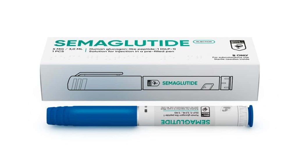 PEN Semaglutid – 3 ml – 5 mg – HILMA – OxygenGym.org
